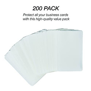 Integrity Business Card Size Thermal Laminating Pouches, 3 Mil Thickness, 2.25 x 3.75 inch, Acid Free, Compatible with All Brands of Thermal Laminators, 200 Pack