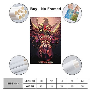 ENYPOLIS Dream SMP Anime Posters & Prints on Canvas Wall Art Poster for Room Decor Unframe 12x18inch(30x45cm)