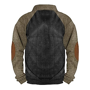 Henley Shirt for Men,Fall Lightweight Sweatshirt Vintage Solid Pullover Casual Sweater with Patched Elbow Blue Hoodie Drawstringts For Men Drawstringt,(B-Black,3XL)