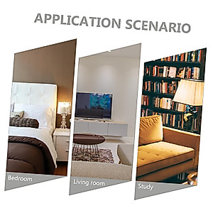 NOLITOY Exquisite Book Organizer Acrylic File Organizer Study Book Ends Bookends Exquisite Book Holders Crafted Book Ends Decorative Book Ends Books Desktop Book Stand Plastic Student