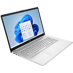 HP 17 17.3" Touchscreen HD+ Business Laptop Computer, 13th Gen Intel 10-Core i7-1355U, 32GB DDR4 RAM, 1TB PCIe SSD, WiFi 6, Backlit Keyboard, Fingerprint Reader, Windows 11 Pro, BROAGE Cable