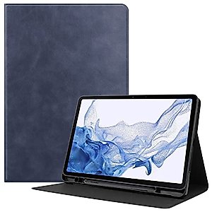 Tablet PC Case Case Compatible with Samsung Galaxy Tab S8/S7 Case SM-X700/X706/T870/T875 11Inch Tablet, Premium PU Leather Business Stand Folio Cover, W Auto Wake/Sleep Case,Anti-shock, Anti-drop, Pro