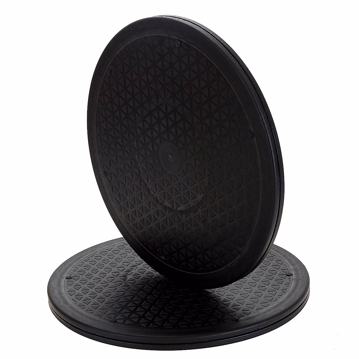 Lawei 2 Pack 12 inch Heavy Duty Rotating Swivel Stand with Steel Ball Bearings - Lazy Susan Turntable for Flat Panel Monitors, TV's, Potted Plants, Stereo Speakers