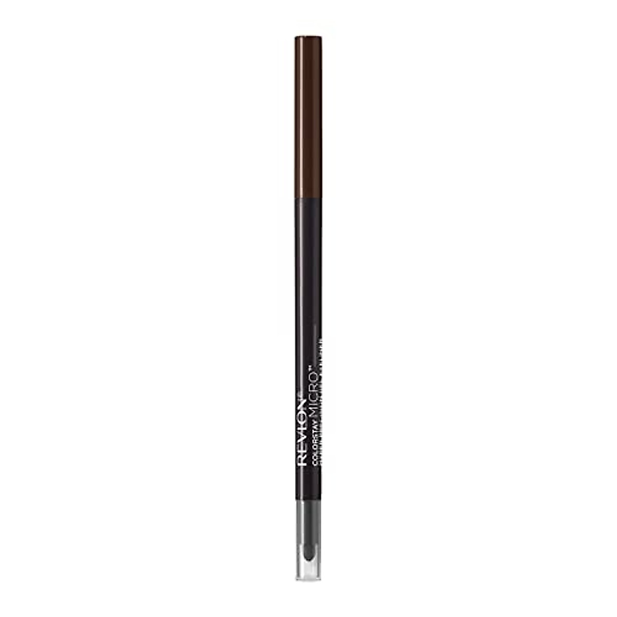 Gel Eyeliner by Revlon, ColorStay Micro Hyper Precision Eye Makeup with Built-in Smudger, Waterproof, Longwearing with Micro Precision Tip, 215 Brown, 0.01 Oz