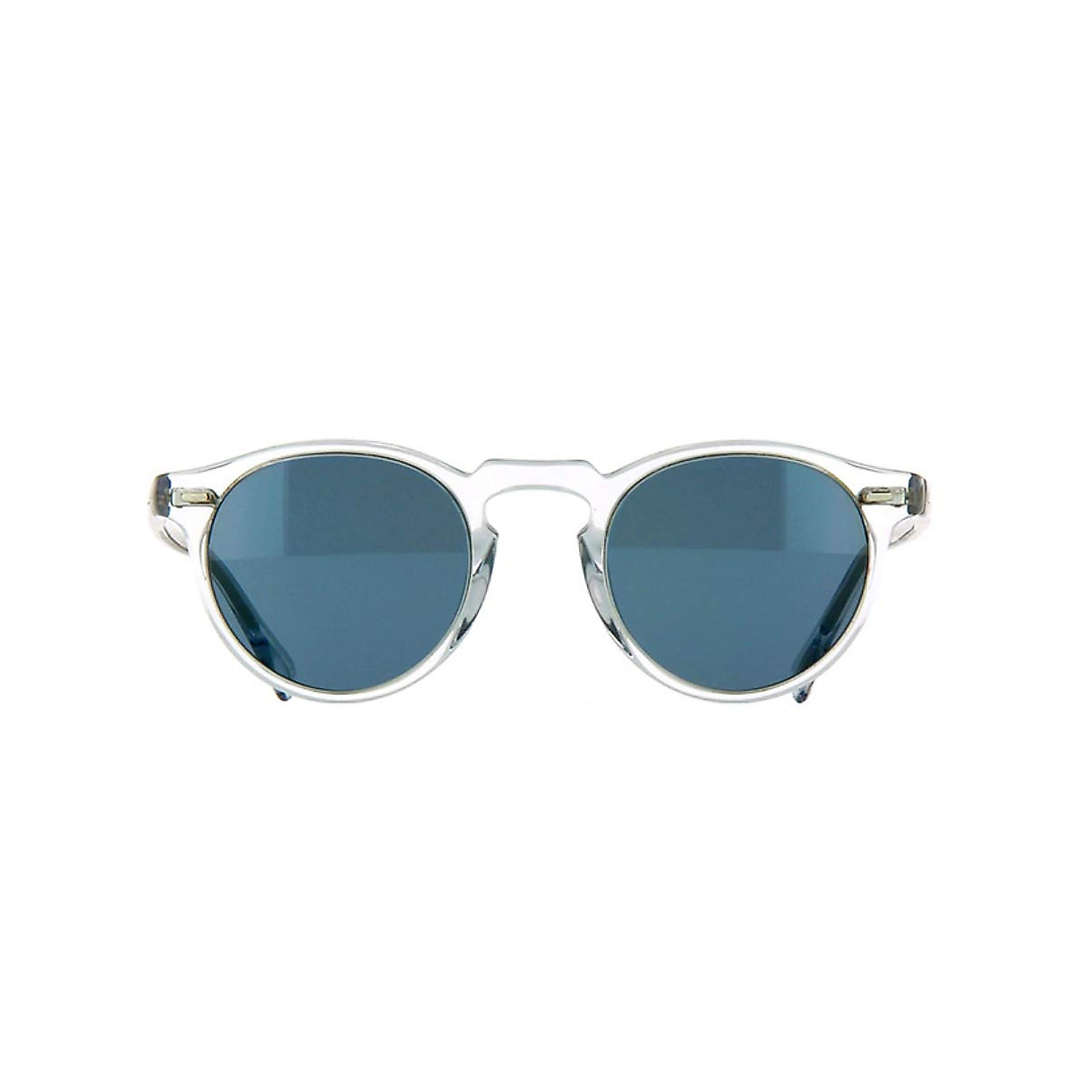 Oliver Peoples Gregory Peck, Crystal/Indigo Photochromic 1101r8, Size Medium