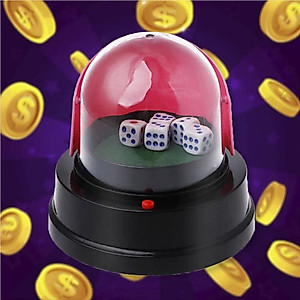 MOYIC 1 Set Electric Dice Cups Family Games Toy Household Fittings Prop