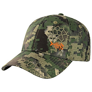 BASSDASH Desolve Camo Fishing Hunting Hat Unisex Adjustable Baseball Cap