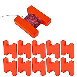 Kadimendium Fishing Line Storage Tool, Floatable Compact Fishing Line Holder ABS for Reservoir