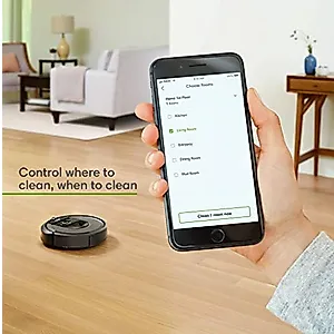 iRobot Roomba i7+ (7550) Robot Vacuum with Automatic Dirt Disposal-Empties Itself, Wi-Fi Connected, Smart Mapping, Compatible with Alexa, Ideal for Pet Hair, Carpets, Hard Floors, Black (Renewed)