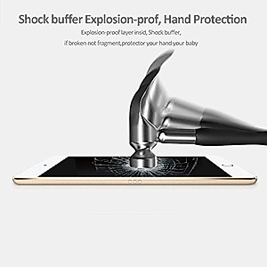 [BISEN] Fit for iPad 10.2 (7th Gen, 2019) Privacy Screen Protector Tempered Glass, Anti-Spy Screen, Anti-Scratch, Anti-Shock, Bubble Free, Lifetime Protection & Replacement