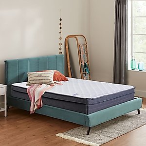 Greaton Medium Plush Foam Encased Eurotop Pillowtop Innerspring Fully Assembled Mattress, Good for The Back, Full XL