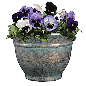Classic Home & Garden 10512D-377R 12" Alena Planter, Weathered Copper