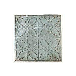 Park Hill Collection Decorative Tin Ceiling Tile - Antique Green Color