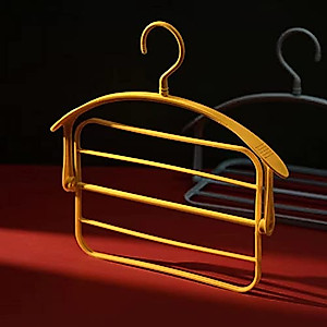 iplusmile Clothes Hanger Rack Drying Rack Clothing 2pcs Clothes Drying Rack Plastic Clothes Hangers Multifunctional for Hanging Sweaters Shoes Towels Diapers Bra Scarf Laundry Drying Rack