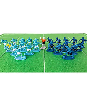 Soccer Guys - Navy/Black vs Blue/White - Sports Action Figures That Inspire Endless Hours of Creative Play in Kids Who Love Sports. Agest 3+