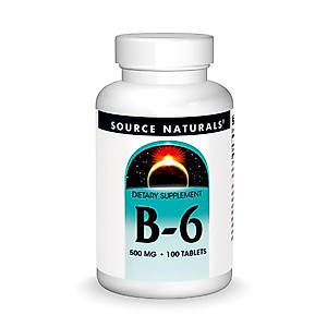 Source Naturals Vitamin B-6, Immune System Support* -500 mg, 100 Tablets