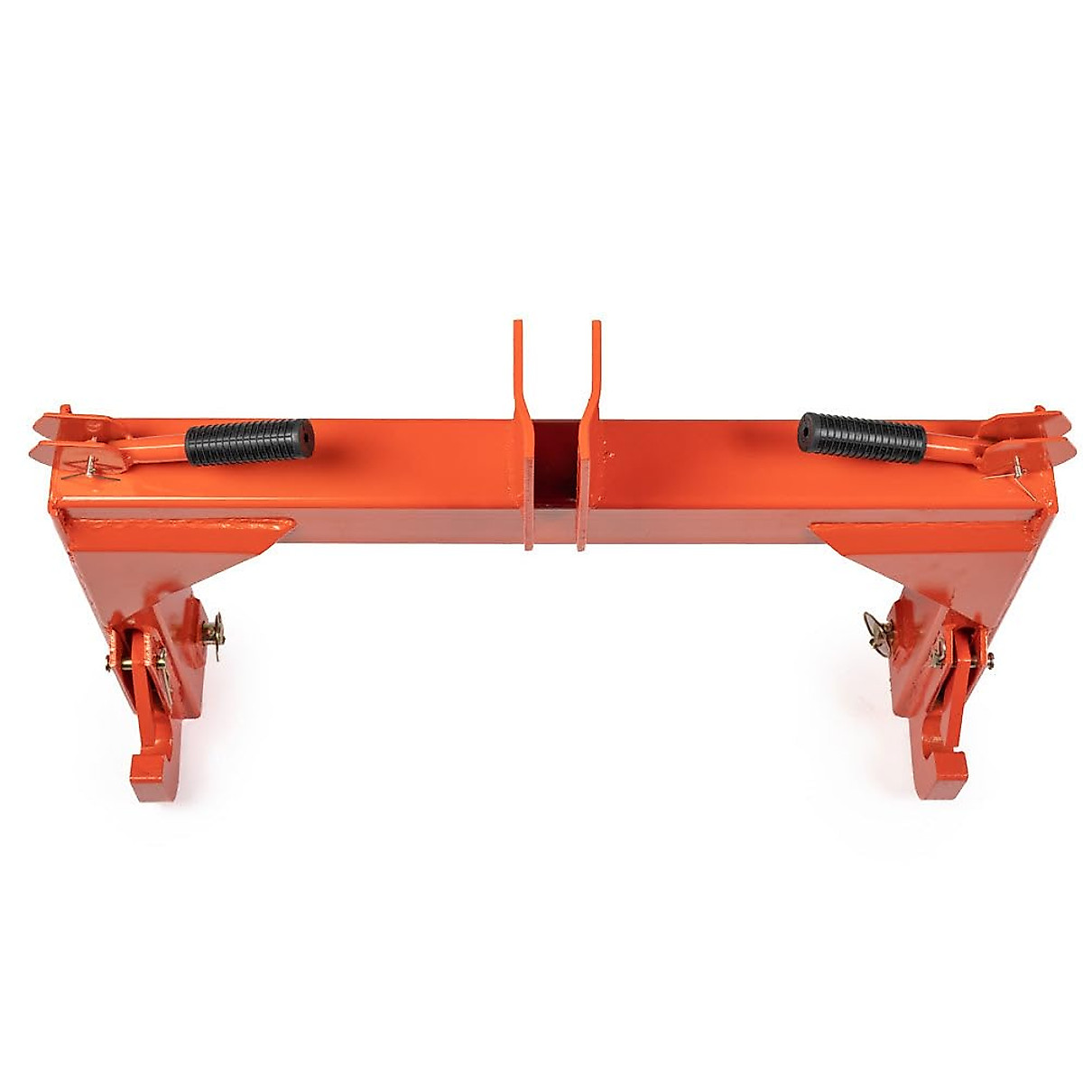 Titan Attachments 3 Point Quick Hitch Adaption to Category 1 Tractors, 3000 LB Lifting Capacity, 27.5" Between Lower Arms, 14.5" ~17.5" Level Adjustment, Orange Finish
