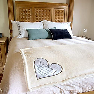 Pavilion Gift Company Blessing Blanket, Cream