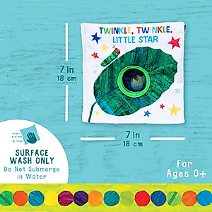 KIDS PREFERRED Eric Carle Soft Book: Twinkle Twinkle Little Star with Sounds, 7 inches (55736)