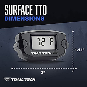 Trail Tech 742-ET2 TTO Temperature Digital Gauge 12mm CHT Sensor