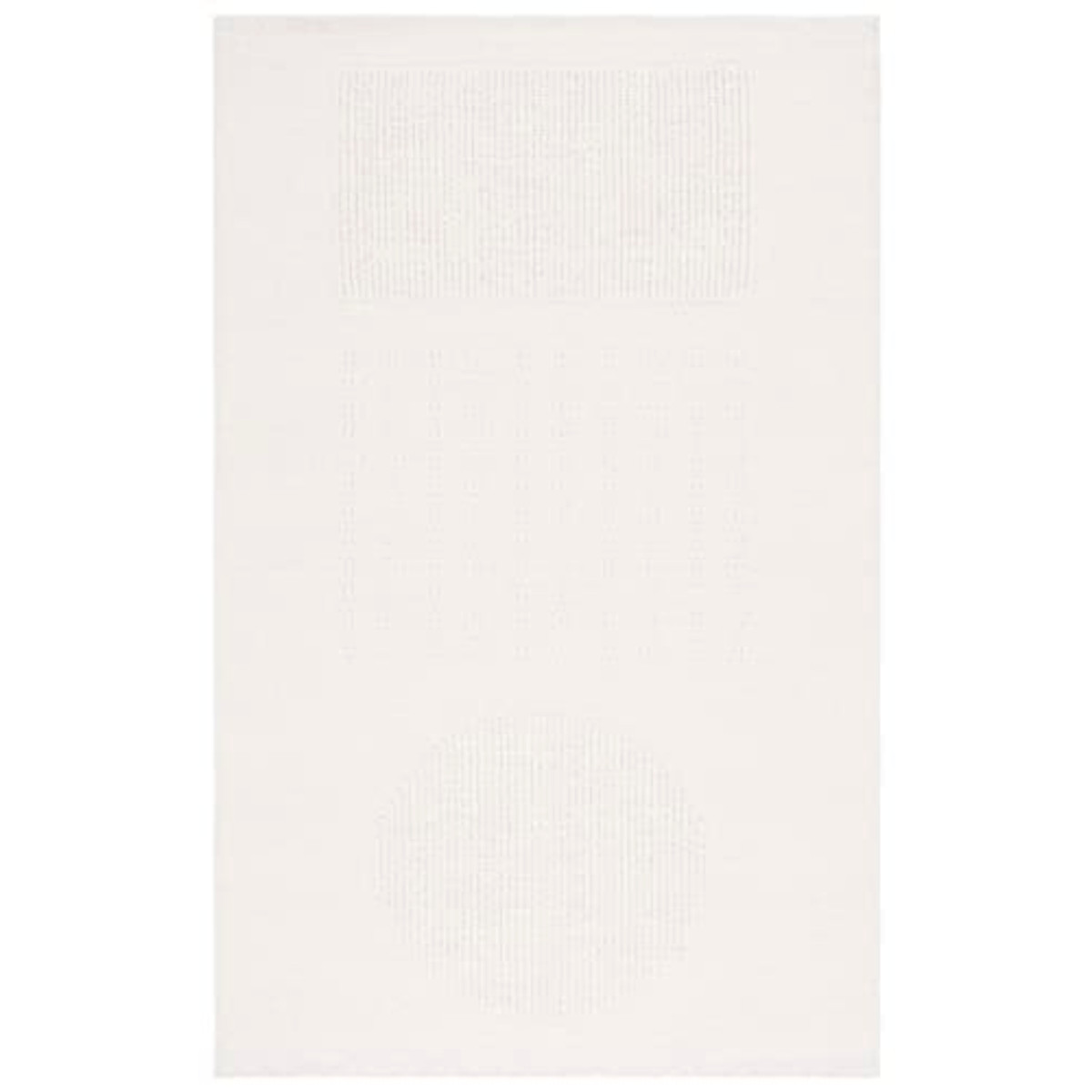 Safavieh Natura Collection 8' x 10' Ivory NAT222A Handmade Modern Contemporary Wool Area Rug