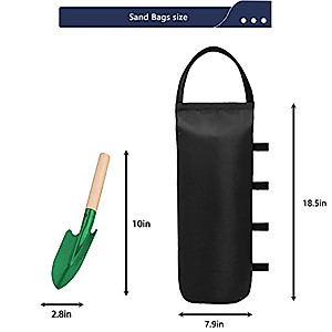 IALNAI 112 LBS Canopy Weights Sand Bags Stabilize Your Pop Up Gazebo with Ez Pop up Canopy Tent Outdoor Instant Canopies Sand Bags - Heavy Duty Weights for Windy Conditions