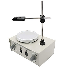 Magnetic Stirrer, Hot Plate with Speed Adjusting, Magnetic Mixer with 7 Pcs Stirrer Stir Bars Mixed, Home Lab Stirrer, 1000ML