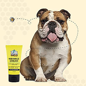 Wrinkle Cream Paste For Bulldogs(2oz)+Wrinkle Wipes For Bulldogs(50Wipes)-Say Bye To Rash On French & English Bulldog,Pug. Frenchie Dog Accessories Anti Itch Treatment for Wrinkles,Paw,Tail Pockets.