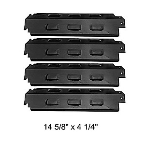 Sunshineey Replacement Parts Kit for Charbroil 463441312, 463441513, 463440109 Gas Grill(Stainless Steel Burners, Carryover Tubes,Porcelain Steel Heat Plates)