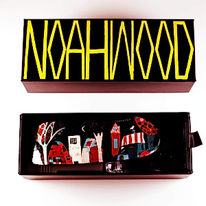 Christmas packaging NOAHWOOD 8s Fingerboard Complete (NW8s 360flip 97x34mm Handmade Maple Wooden Deck + NW ii Prince Trucks 34mm + NWiii Logo Wheels Christmas Eve II