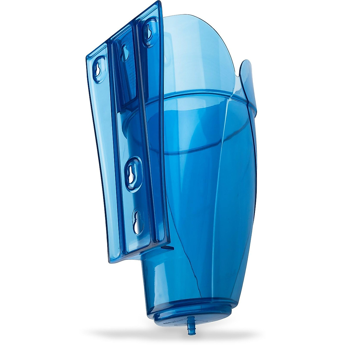 San Jamar Saf-T-Scoop Ice Scoop with Storage Caddy for Kitchens, Restaurants, And Fast Food, Plastic, 64 To 86 Ounces, Blue