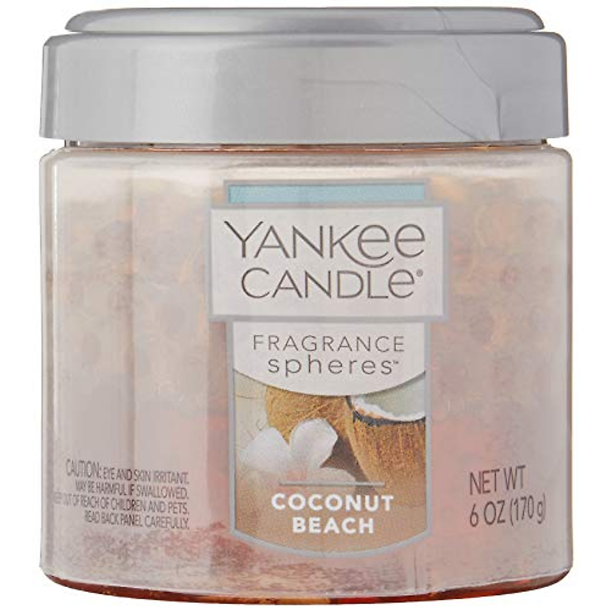 Yankee Candle Fragrance Spheres, Odor Neutralizing Beads for Up to 30 Days, 6 oz (Coconut Beach)