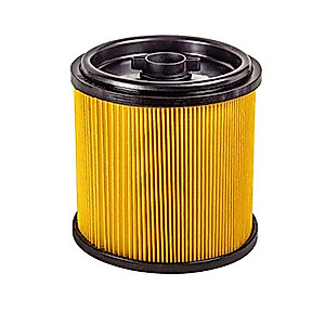 Vacmaster Replacement Standard Dry Cartidge Filter & Retainer Fits Vacmaster 5 to 20 Gallon Wet and Dry Vacuum