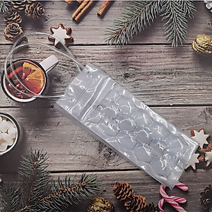 2 Pcs Wine Chiller，Ice Wine Bag, Gel Wine Bottle Chill Cooler Ice Bag,Wine Cooler Refrigerator & Beverage Transport, Clear Freezer Bag，Wine Bottle Chiller Cooler for Red White Champagne or Sparkling