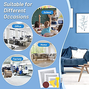 12 PCS 4/6/8 Inch Wall Repair Patch Kit, Aluminum Mesh Dry Wall Hole Repair Patch with Scraper Sandpapers Gloves Heavy Duty Wall Repair for Large Holes Quick Fixes