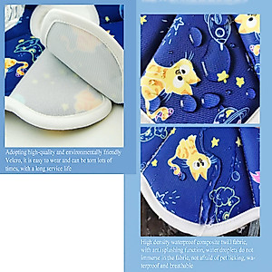 BAMY Cat Recovery Collars Waterproof Pet Cone Stop Licking After Surgery Kitten Elizabethan Collar for Cats Small Dogs (Blue, S (Neck Circumference 5.5"-7.1"))