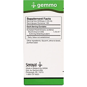UNDA Gemmo Therapy Corylus Avellana | European Hazel Bud Extract | 4.2 fl. oz.