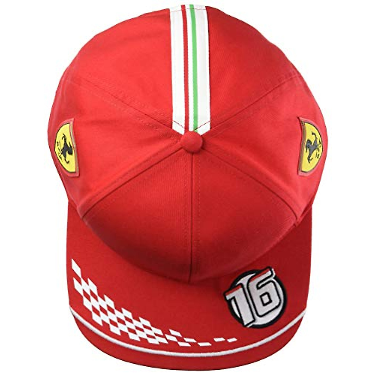 Fuel For Fans Unisex Formula 1 Scuderia Ferrari 2020 Team Cap, Charles Leclerc, Red, One Size