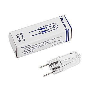 Deezio Xenon 20w g8 120 Volt Bulbs 20 Watt 120V T4 Light Bulbs JCD 190 Lumen, Pack of 10