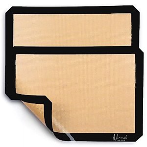 Normal Needs Nonstick, Easy Clean, Eco-Friendly, BPA-Free, Dishwasher Safe, Food Grade Silicone Baking Mats, Oven Safe up to 500°F, 11.8in x 15.7in, Set of 2