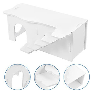 POPETPOP Plastic Hamster Hideout Rat Ladder House Guinea Pig House Guinea Pig Rest House Bird Toys