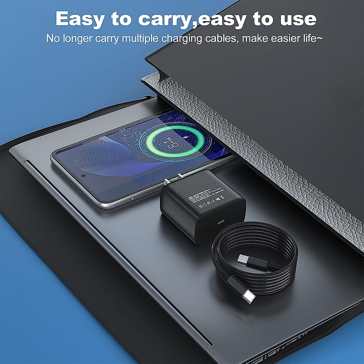 Foyomo 45W Samsung Charger Type C Super Fast Charging 2Pack USB C Android Charger for Samsung Galaxy S23 Ultra/S23/S23+/S22/S22 Ultra/+/S20/S21, i Phone 15 Charger, Galaxy Tab S7/S8,PD3.0,PPS,QC 4.0