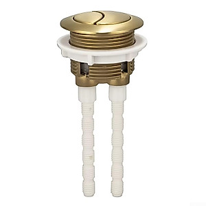 1pcs Brushed Brass Gold Toilet Flush Cistern Button Close Coupled 38mm Toilet Push Flush Valve ABS Dual Flush Button Bathroom