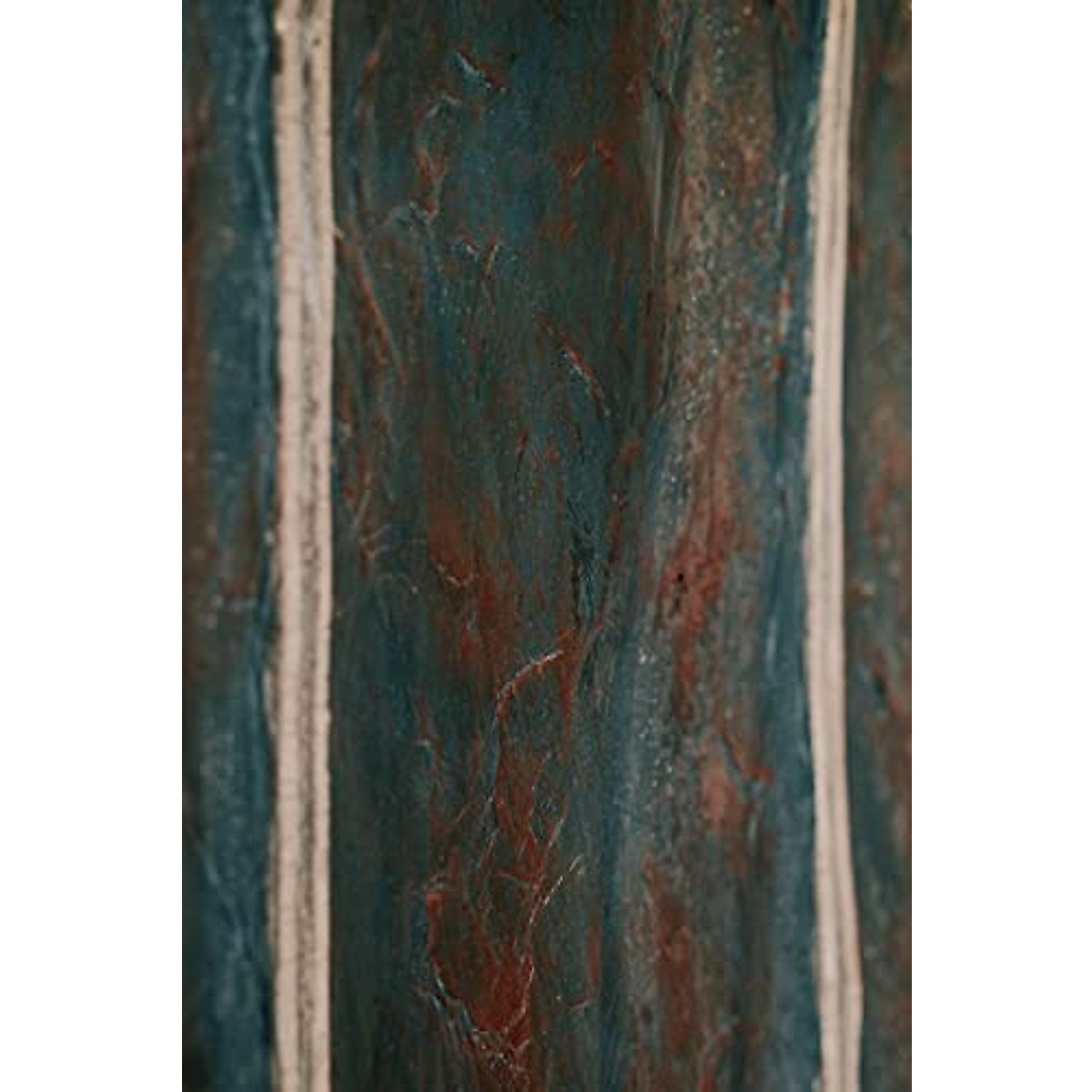 XBrand Polystone Wall Water Fountain with Warm Light and Splash Guard, Indoor Outdoor Wall-Mounted Fountain, Relaxing Décor for Home Patio Garden Backyard, 29.5 Inch Wide, Natural Stone and Green