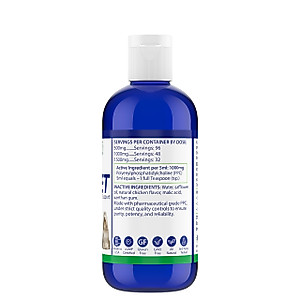 Nutrasal PPC-Vet Polyunsaturated Phosphatidylcholine Liver and Brain Health Supplement for All Sized Cats and Dogs 1000mg PPC / 5mL - Liposomal Liquid 8 oz