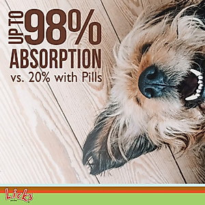 Licks Pill Free ElderDog - Older Dog Vitamins and Supplements - Joint & Immune Support Supplements for Dogs - Dog Coat & Digestion Supplement for Senior Dogs - Gel Packets - Roasted Chicken, 30 Use