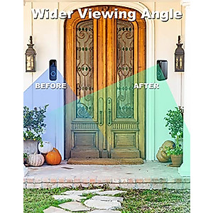 Blink Doorbell Mount, Adjustable (15 to 45 Degrees) Corner Kit for Blink Video Doorbell, Wide Viewing Angle Mount (Blink Doorbell is NOT Included)
