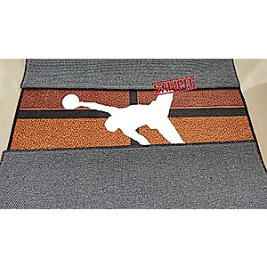 Sports Rug, Basketball Rug, Chenille Rugs for Living Room, Bedroom Rug, Home Decor Rug, Modern Carpets, Kids Room Decor, Birthday Gifts, ms0266.2 (39”x59”)=100x150cm