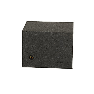 QPower 10 Inch Subwoofer Box, Vented Speaker Box for In-Car Audio