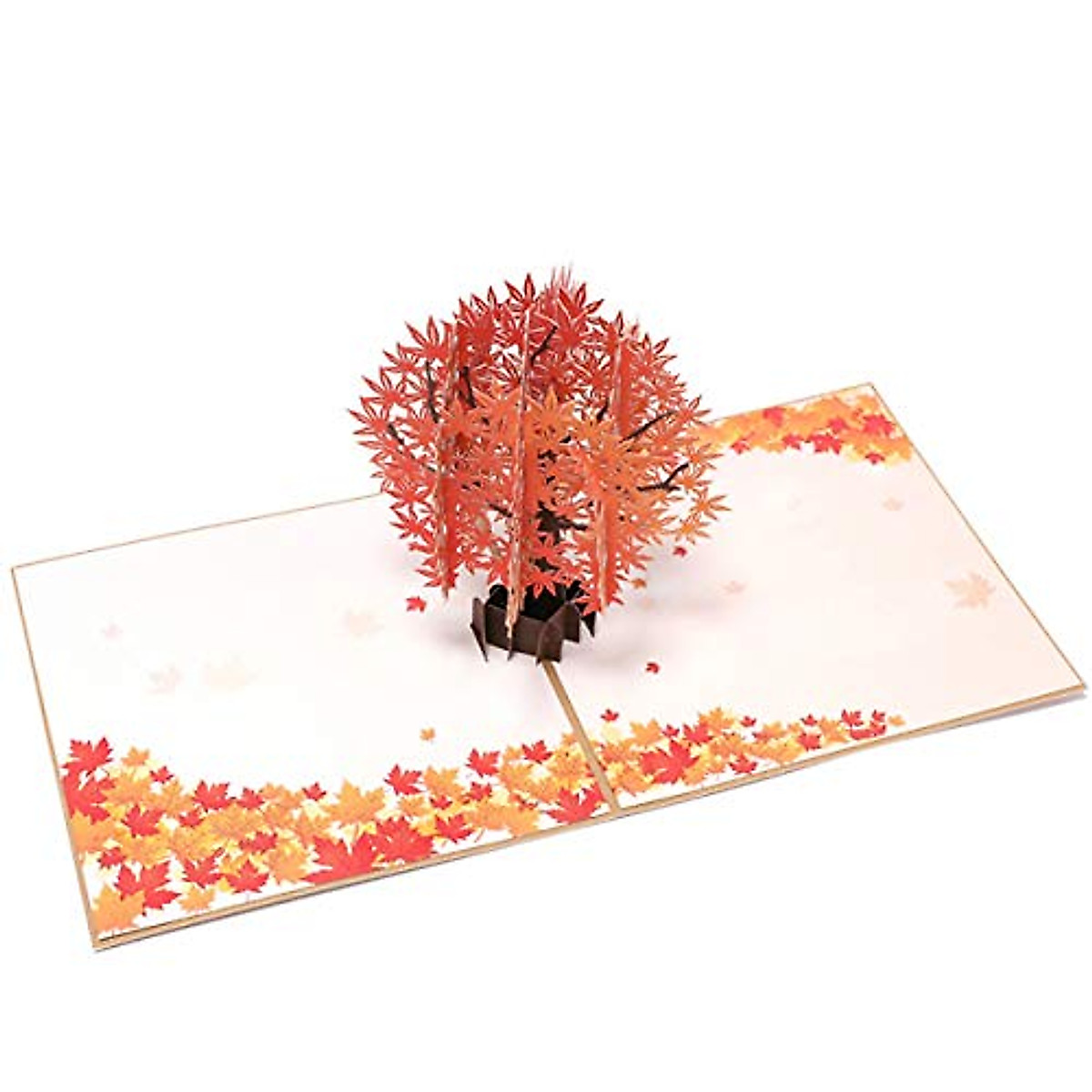 TIMMOR MAGIC 3D Pop Up cards, Golden Maple Tree Cards, Birthday Cards, Mom Cards, Thank you Cards, Greeting Cards (Golden Maple)